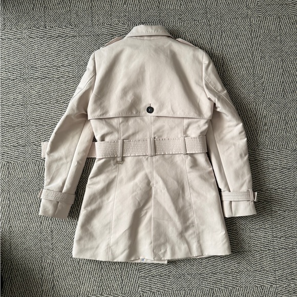 Zara | Jackets & Coats | Zara Mid Length Trench Coat Light Beige Size M | Poshmark